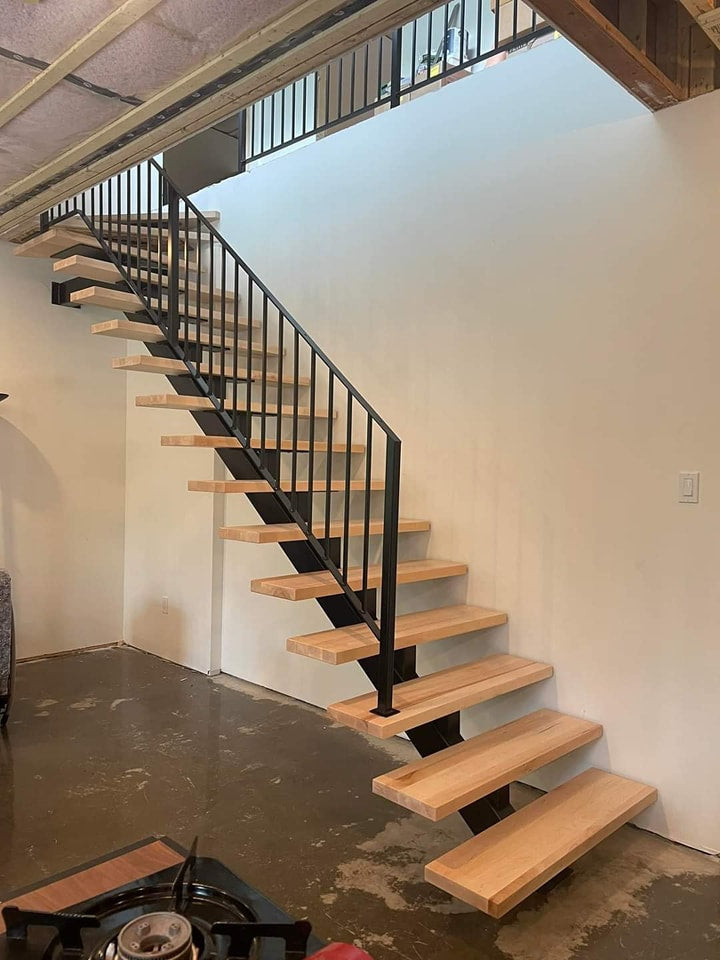 Escalier limon central – Ça Marche